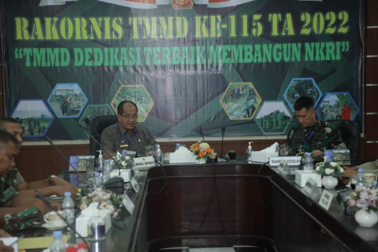 Pemkab Asahan Ikut Rakornis TMMD 2022 Secara Virtual | DAILYPOST.ID