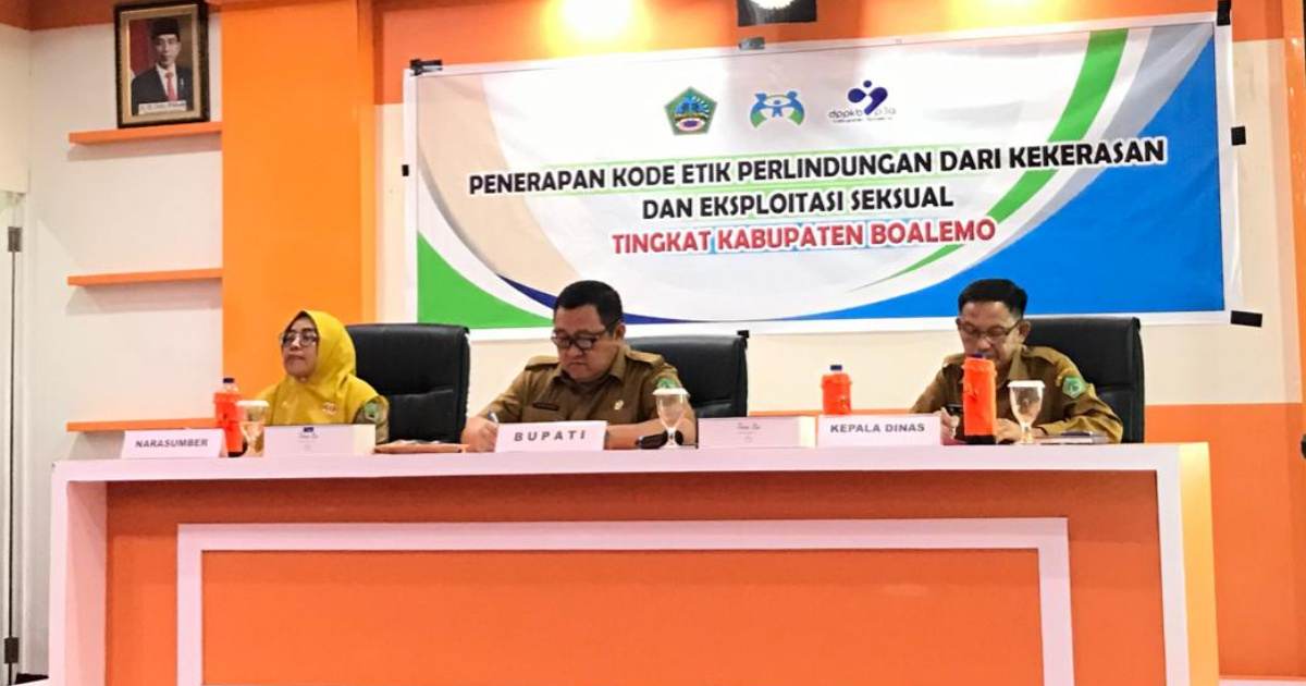 DPPKBP3A Boalemo Gelar Sosialisasi Kode Etik Perlindungan dari ...