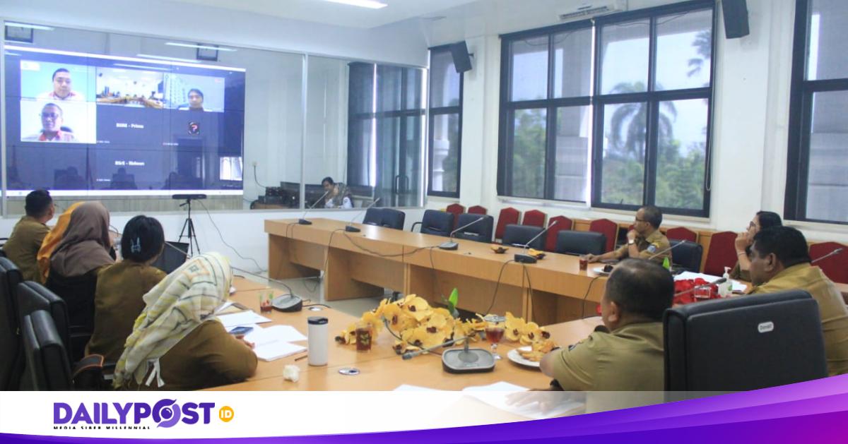 Asisten III Zoom Meeting dengan BSrE BSSN Bahas Soal TTE | DAILYPOST.ID
