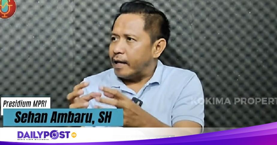 Sehan Ambaru: Klaim Lahan oleh Acid Suruan Pantow Keliru dan Tak ...