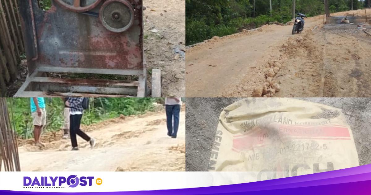Proyek Jalan Tongon–Panimbul Buol Terganggu, Pekerja Laporkan Pencurian ...